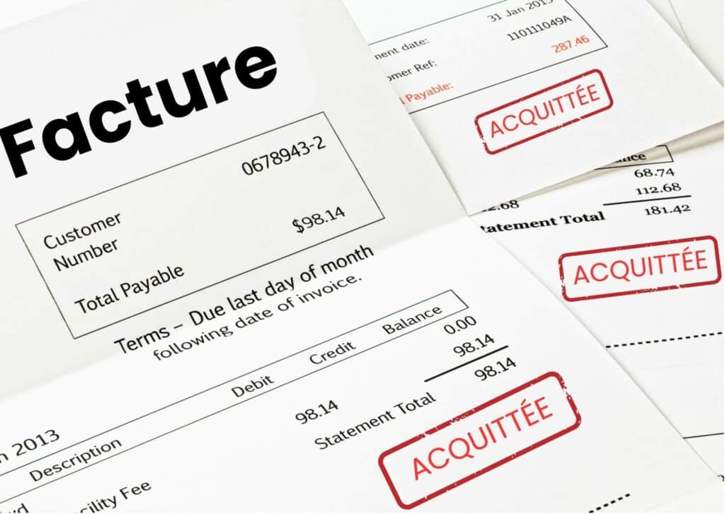 Facture acquittée : mentions obligatoires, modèle et conseils